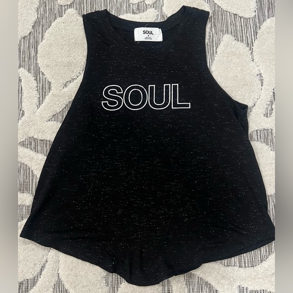 soulcycle | Tops | Soul Cycle Tank Silver Lettering | Poshmark